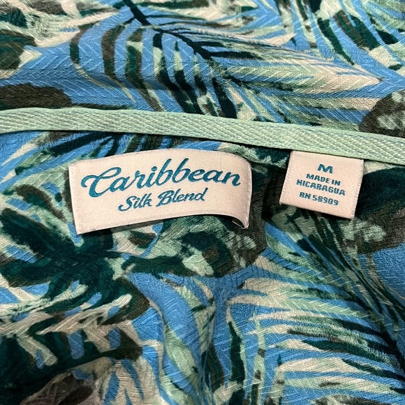 Caribbean | Shirts | Caribbean Button Down Shirt Green Blue Colored ...